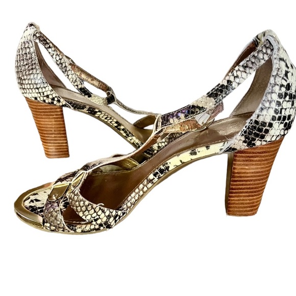 Anne Klein | Shoes | Ann Klein Flex Snake Skin Textured Sandal With ...